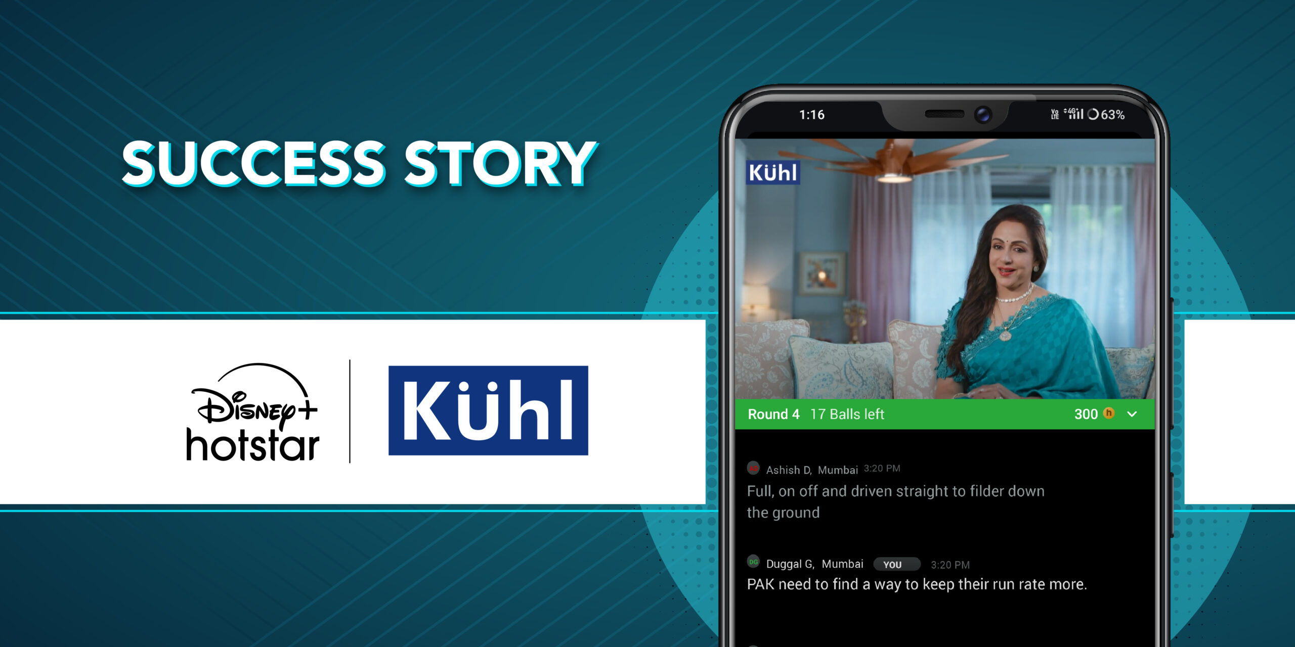 Kuhl Fans Hits a Home Run with Disney+ Hotstar During the ICC Men’s T20 World Cup 2024