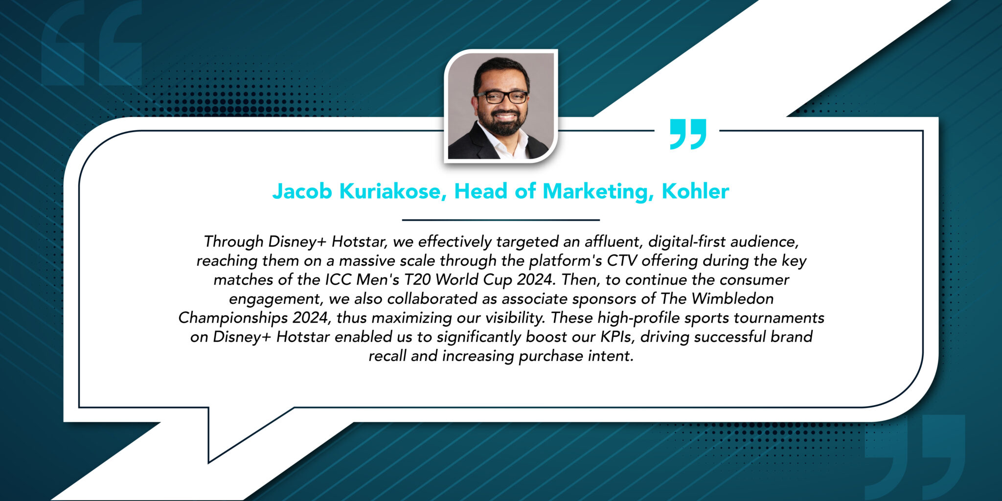 The Bold Look of Campaign Success: Kohler Leverages ICC Men's T20 World ...